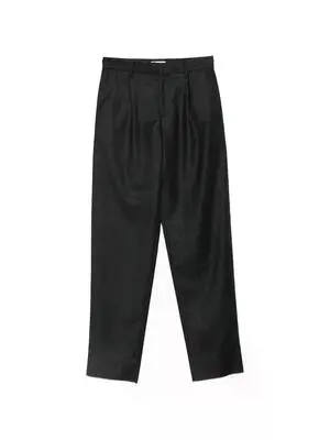 Agnona Pleated-front Tailored Trousers - Grey