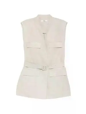LESS Belted Vest - Neutrals