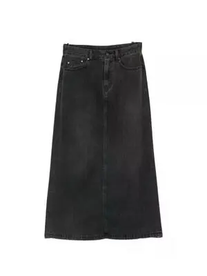 JNBY A-line Maxi Denim Skirt - Black