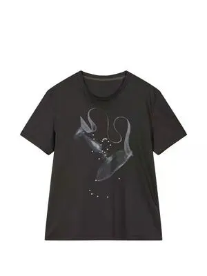 JNBY Graphic Print T-shirt - Brown