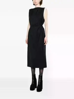 LESS Belted Sleeve Dress