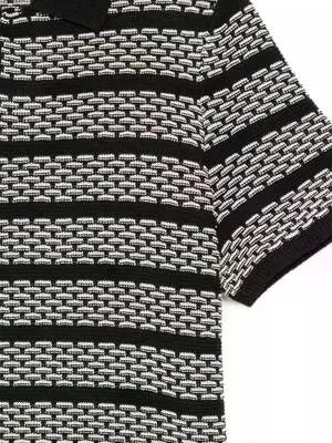 CROQUIS Stripped-pattern Knitted Top