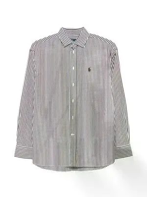 Polo Ralph Lauren Striped Long Sleeve Shirt - White