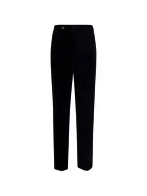 Giorgio Armani Tailored Velvet Trousers - Black