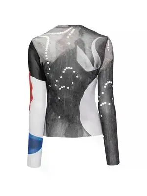 JNBY Printed Long Sleeve Top