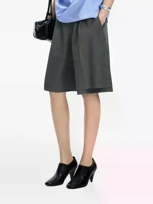 JNBY Stone Double-layer Hem Relaxed Fit Shorts