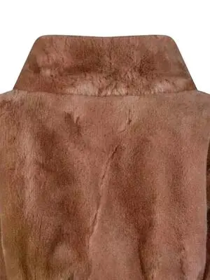 Pinko Faux Fur Zip Up Jacket