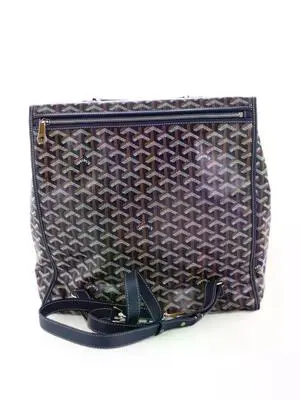 Goyard Saint Leger Briefcase Coated Canvas Backpack - Blue