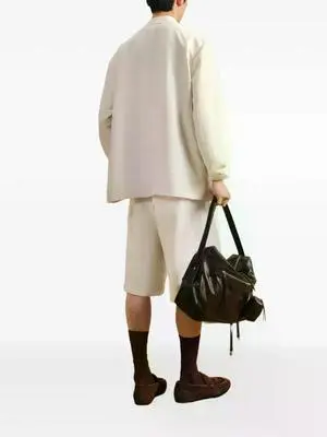 CROQUIS Sailor-knot Drawstring Shorts - Neutrals