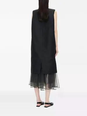 JNBY Sleeveless Mini Dress With Padded Shoulders