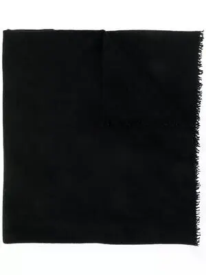 Faliero Sarti Frayed Edge Scarf - Black