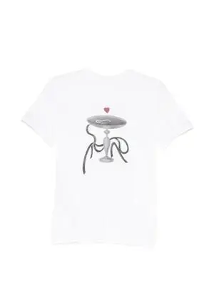 JNBY Printed Short-sleeves T-shirt - White