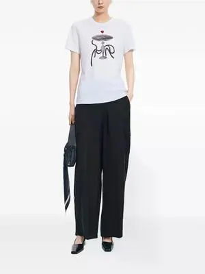 JNBY Printed Short-sleeves T-shirt - White