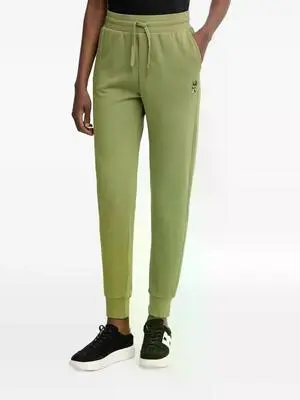 Armani Exchange Logo-patch Drawstring Track Pants - Green