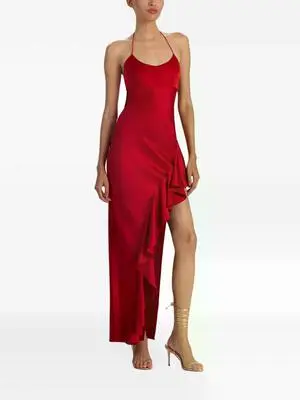 Alice + Olivia Palma Asymmetric Maxi Dress - Red