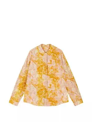 JNBY Misty Print Long Sleeve Shirt - Yellow