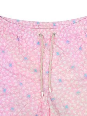 MC2 SAINT BARTH Turtle-print Drawstring Swim Shorts