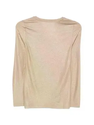 Majestic Filatures Metallic Long-sleeve T-shirt - Neutrals