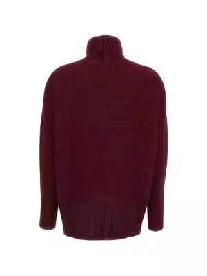 LISA YANG Asymmetric-hem Mock-neck Sweater