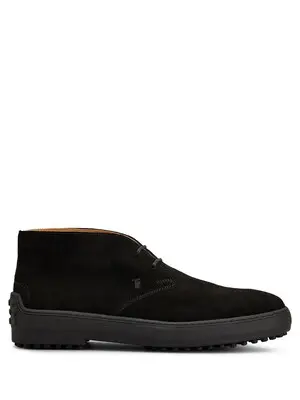 TOD`S Tod's Suede Ankle Boots With Lace-up Fastening