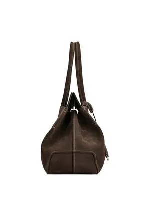 TOD'S Medium Suede Leather Shopping Bag