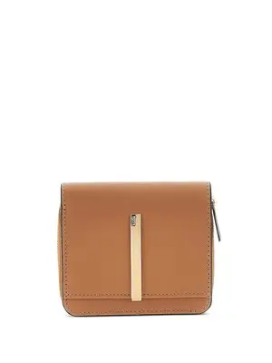 TOD`S Business Card Holder In Leather - Brown