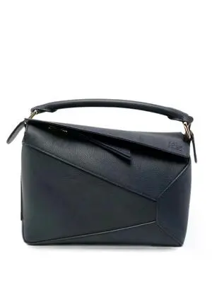 Loewe Puzzle Leather Shoulder Bag - Blue
