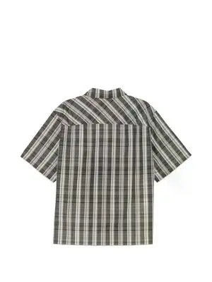 CROQUIS Checked Logo-embroidered Shirt