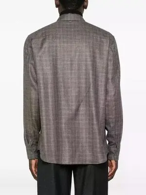 Agnona Check-pattern Flap-pocket Shirt