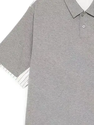 CROQUIS Double-face Cotton Polo Shirt