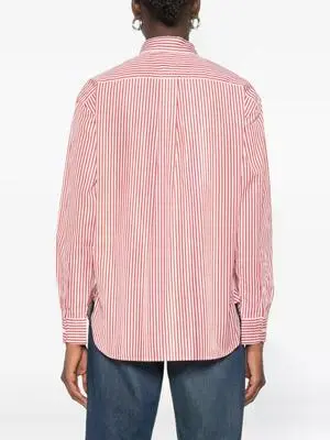 Polo Ralph Lauren Vertical Stripe Embroidered Logo Shirt