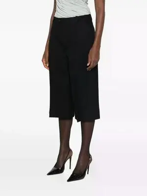 Saint Laurent Pleated Wide-leg Shorts