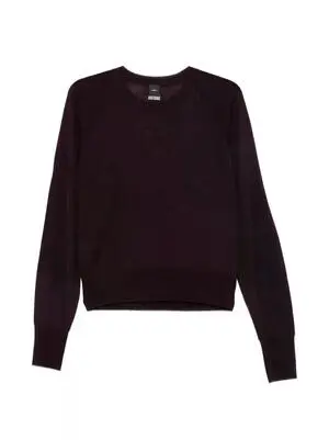 Pinko Love Birds Embroidered Raglan Sleeve Sweater