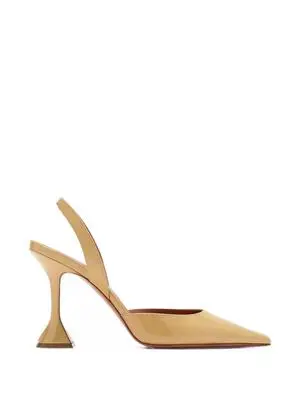 Amina Muaddi Holli 95 Slingback Pumps - Neutrals