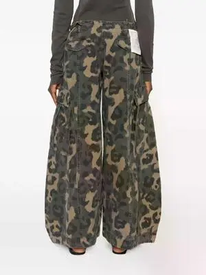 R13 Leopard-print Cotton Cargo Pants
