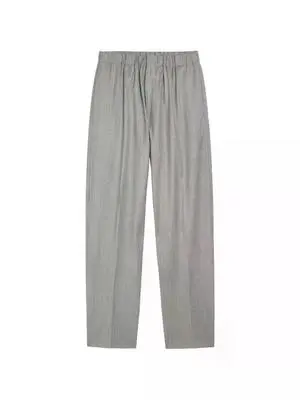 LARDINI Elasticated-waistband Trousers - Grey
