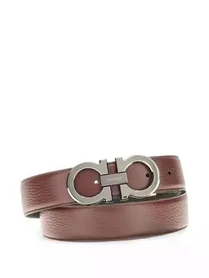 FERRAGAMO Reversible And Adjustable Gancini Belt