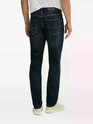 Armani Exchange Logo-embroidered Slim-fit Jeans