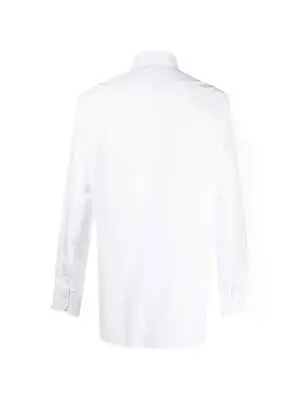 FINAMORE 1925 Spread-collar Long-sleeve Shirt