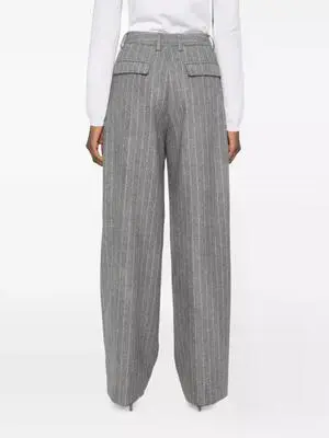 THELATEST E-axel Pinstripe-pattern Tailored Trousers