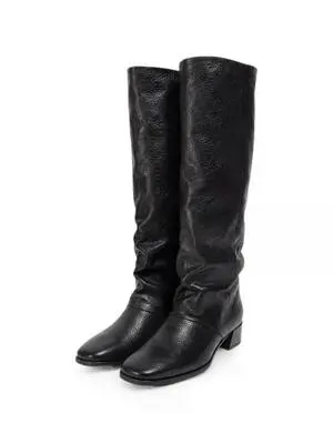 P.a.r.o.s.h Grainy Effect Slouch Boots