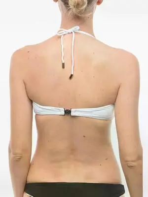 Karl Lagerfeld Logo-print Bikini Top
