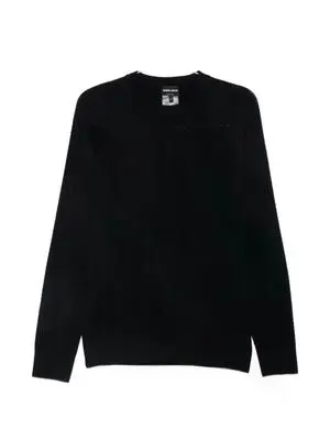 Giorgio Armani Waffle-knit Sweater - Blue