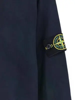 Stone Island Logo-patch Zip-up Hoodie
