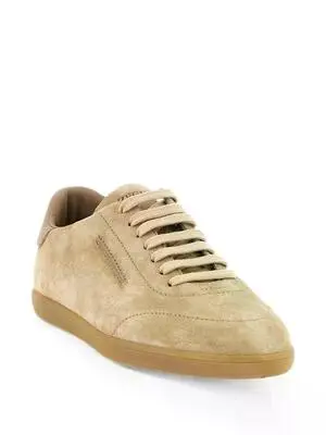 Zegna Beige 232 Suede Sneakers