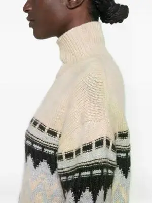 ALLUDE High-neck Cashmere Sweater