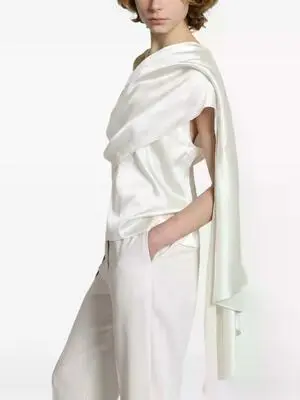 Alberta Ferretti Pressed-crease Straight-leg Trousers