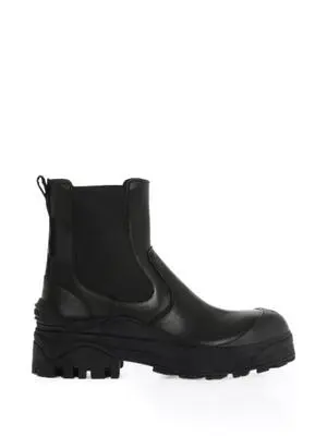 Dsquared2 Lug-sole Leather Ankle Boots - Black