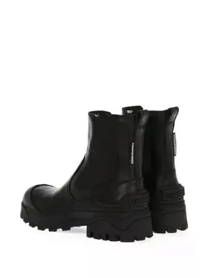 Dsquared2 Lug-sole Leather Ankle Boots