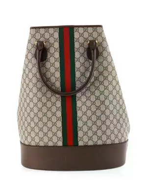 Gucci Savoy Duffle Gg Coated Canvas Tote Bag